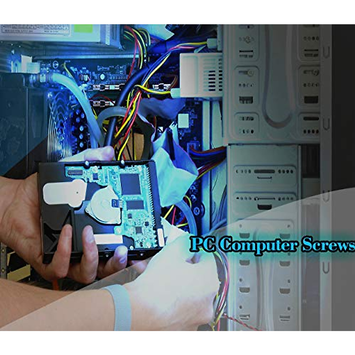 340pcs Motherboard Standoffs Risers Computer Screws Assortment Kit for HDD, SSD, Hard Drive, Computer Case, Motherboard, Fan, Power Graphics