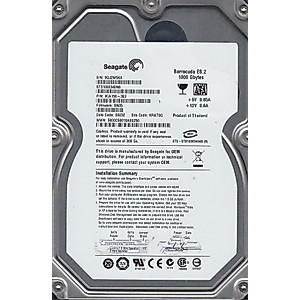 Seagate Barracuda ES 1 TB 7200RPM SATA 3Gb/s 32 MB Cache 3.5 Inch Internal Hard Drive ST31000340NS-Bare Drive