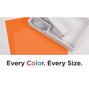 JAM PAPER Colored 24lb Paper - 90 gsm - 8.5 x 11 - Ultra Orange - 50 Sheets/Pack
