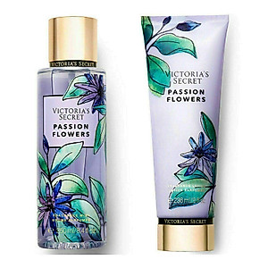 Victoria's Secret Passion Flower Fragrance Mist and Body Lotion Set (Passion Flower)