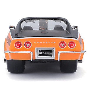 Maisto Harley-Davidson 1970 Chevy Corvette Diecast Vehicle (1:25 Scale)
