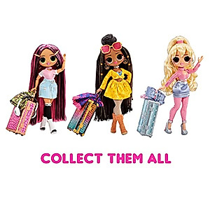 LOL Surprise OMG World Travel™ Fly Gurl Fashion Doll with 15 Surprises Including Fashion Outfit, Accessories and Reusable Playset – Great Gift for Girls Ages 4+
