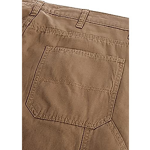 Wrangler Authentics Men's Fleece Lined Carpenter Pant,Autumn Khaki,34W X 32L
