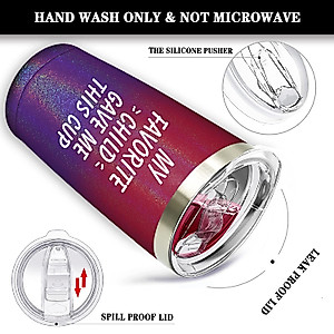 Fufandi Mom Gifts from Daughter - Mothers Day Gifts for Mom - Fathers Day Gift for Dad from Son, Kids, Child - Christmas Birthday Gifts Tumbler Cup