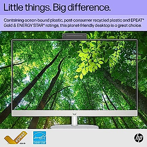 HP 27 inch All-in-One Desktop PC, FHD Display, 13th Gen Intel Core i7-1355U, 16 GB RAM, 512 GB SSD, Intel UHD Graphics, Windows 11 Home, 27-cr0080 (2023)