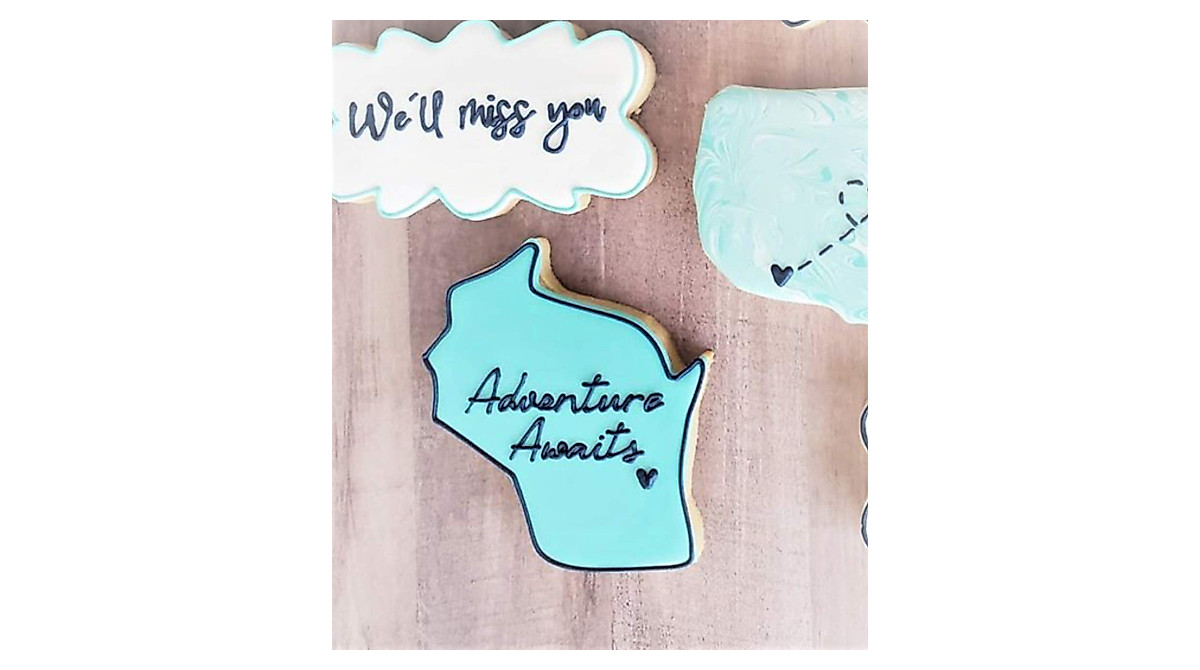 Wisconsin State Cookie Cutter - Made in USA by Ann Clark