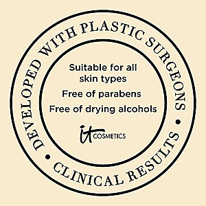 IT Cosmetics Smooth & Tighten Skincare Set - Includes Confidence in a Neck Cream (2.6 oz) + Heavenly Luxe Neck & Face Roller - Firming Moisturizer - with Elastin, Collagen & Hyaluronic Acid