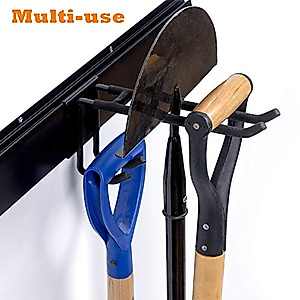 WALMANN Garage Storage Organization System Ski Wall Rack 10 Pairs of Skis Mount Hanger Home Shed and Garage Snowboard Wall Rack System Holds Up to 300lbs