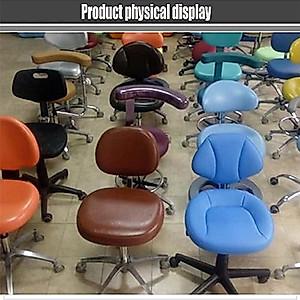 SFKLYU Dental Doctor's Chair Dentist Stools PU Leather Adjustable Backrest, Height Dentist Chair for Clinic, Dental, Shop, Lab Chair,B1