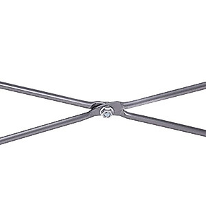 Tangkula Drafting Table Adjustable Home Office Workstation Glass Top Steel Frame Art Craft Station Drawing Desk (Silver 002)