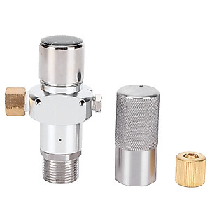 Coffee Nitrogen Charger Beer N2 Gas Regulator Mini with Gas Ball Lock Aluminum Alloy N2 Regulator 0‑30PSI PSI Tanks Pressure For Coffee Cocktail Refill
