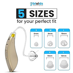 BlaidsX Pro Programmable Hearing Aids for Adults with Mobile App Hearing Test & Noise Cancellation, Hearing Aids for Seniors with Bluetooth, Dual Mic & 48 DSP Channels | USA-Made Multi Core Processor