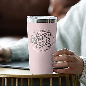 Sodilly Tumbler for 21st Birthday Celebration - Ideal 21st Birthday Gifts for Him - 21st Birthday Ideas - Perfect for Brother or Male Friend - Great 21st Birthday Decorations for Him - 16 oz Black