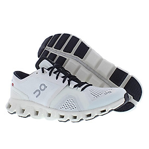 On Women's Cloud X Sneakers, White/Black, 10 Medium US