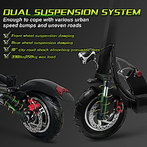 Electric Scooter Adults with Seat Powful 800W Motor up to 28 Mph & 35 Miles Long-Range, 10" Pneumatic Tire Portable Folding Commuting Scooter Electric for Adults 350 LBS Load