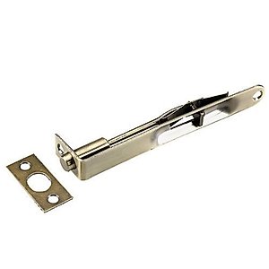 Richelieu Hardware 63ABV 6" Flush Bolt with 5/8" Radius End, Antique Brass