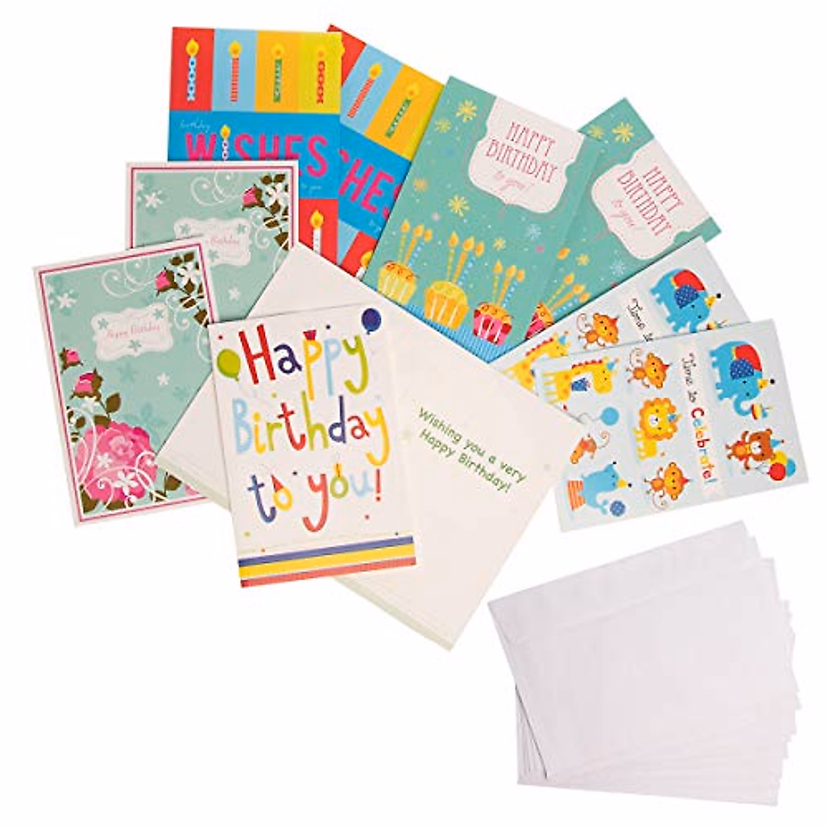 Paper Craft (80 Count Assorted Variety Boxed All Occasion Greeting Cards With Envelopes Birthday Get Well Sympathy Thank You Cards