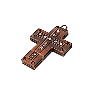 32GB Thumb Drive Jewelry USB 3.0 Flash Drive Crystal Cross Rhinestone 32GB Memory Stick Metal Pen Drive - Civetman