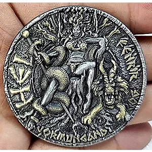 Hel Norse God of The Underworld Ancient Coin