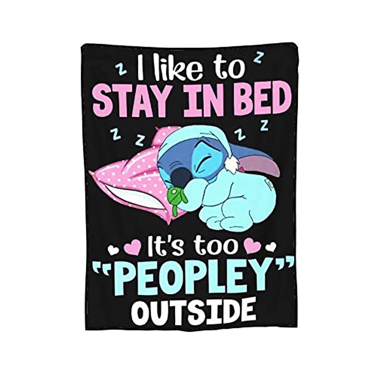 Shoutai Cartoon Blanket Ultra-Soft Throw Blankets Fleece Blanket Cozy Warm Flannel Blankets for Living Room Couch Bed All Season 60''x50''