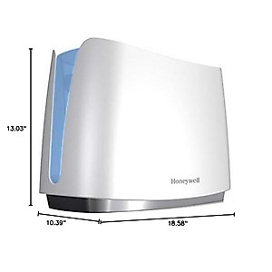 Honeywell Cool Moisture Humidifier, Medium Room, 1 Gallon Tank, White – Invisible Moisture Humidifier for Baby, Kids, Adult Bedrooms – Quiet and Easy to Clean with UV Technology for Everyday Comfort