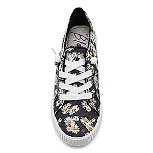 Blowfish Malibu Women's Fruit Sneaker, Lazy Daisy Print Canvas, 8 M US