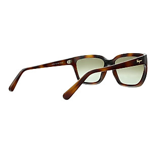 Salvatore Ferragamo SF1018S 214 Tortoise Modified Rectangle Sunglasses for Womens