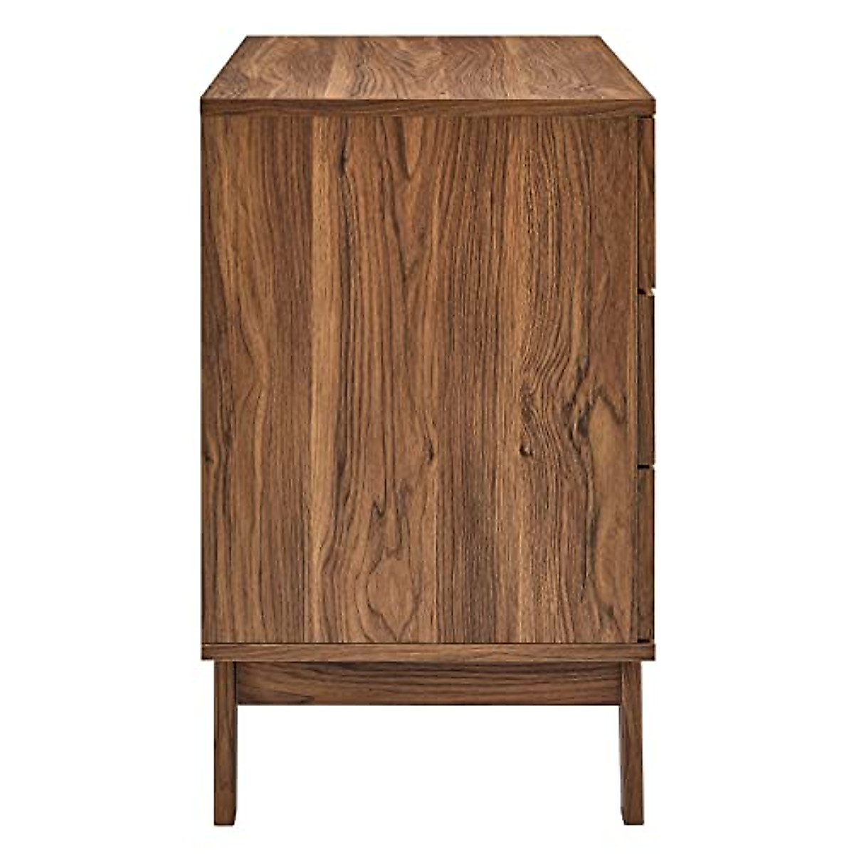 Modway Soma 3-Drawer Dresser in Walnut, 31 x 18.5 x 30