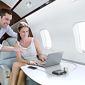 MARBERO Portable Power Bank with AC Outlet 24000mAh Peak 120W Small Laptop Charger Power Source Camping Battery Pack with Carrying Bag Emergency Backup for iPhone Samsung Home Office Business School