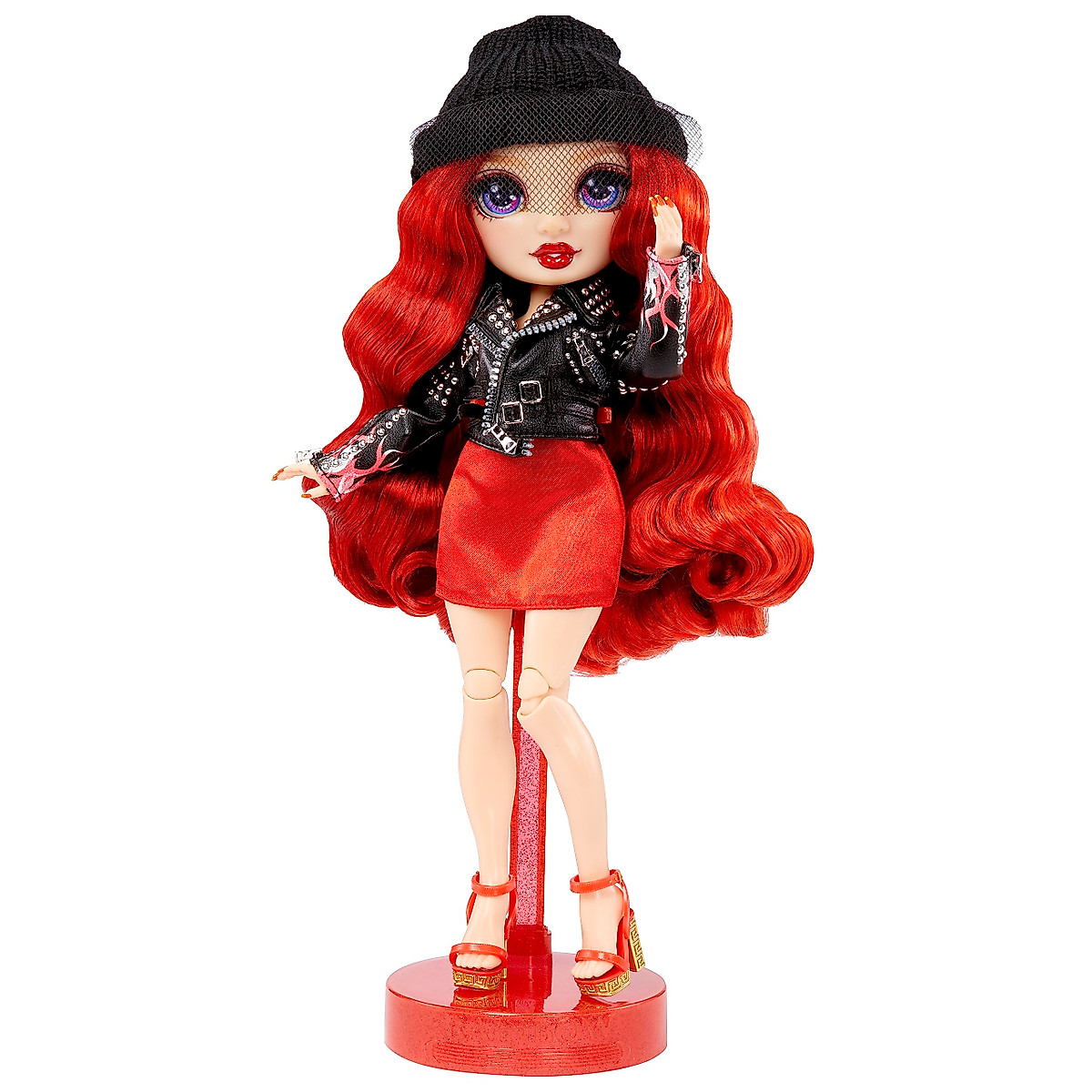 Rainbow High Fantastic Fashion Ruby Anderson - Red 11” Fashion Doll and Playset with 2 complete doll outfits, and fashion play Accessories, Great Gift for Kids 4-12 Years Old