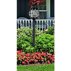 Kenroy Home 90967BL Hatteras Lanterns, 23.5 Inch Height, 15 Inch Diameter, Black