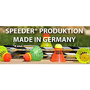Speedminton Cross 3Pk Speeder TubeBirdies for Outdoor Games Speed ​​Badminton/Crossminton