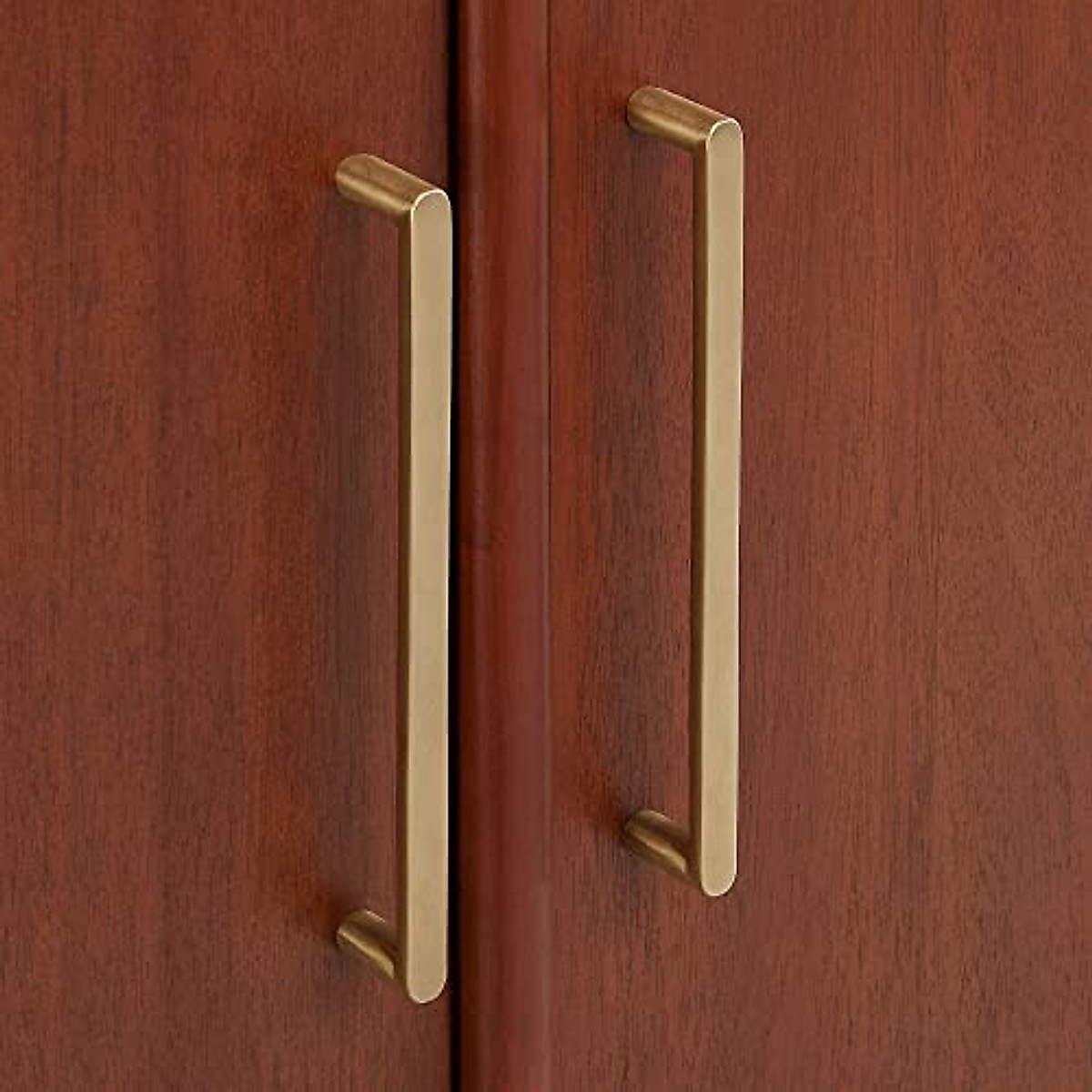 Signature Hardware 953364-60-UM-0 Novak 60" Free Standing Double Vanity Set with Mahogany Cabinet, Vanity Top and Oval Undermount Vitreous China Sink