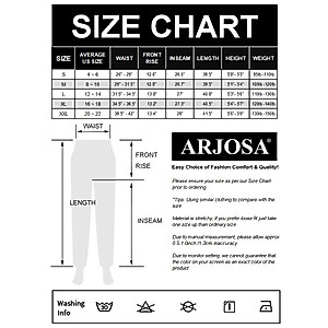 ARJOSA Women's Side Slit Harem Yoga Pants Split Wide Leg Lounge Beach Pants Pajama Bottoms (Medium, Black)