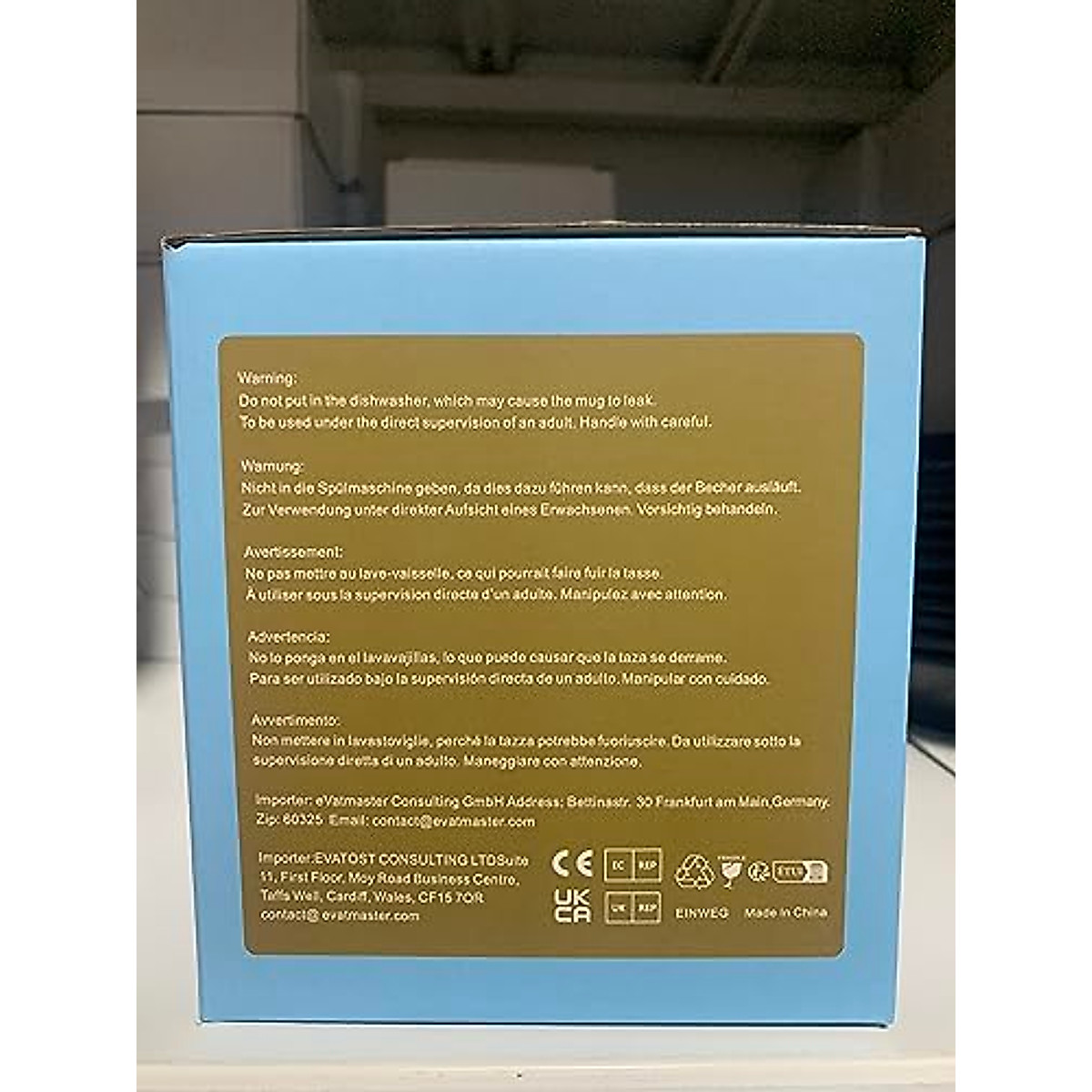 Binoster Cute Mugs Christmas Coffee Mug, Tea Cup, Milk Cup Glasses Double Wall Insulated Glasses Espresso Cup, Best Christmas for Women,Men,Kid, Office and Personal