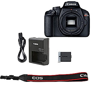 Canon Intl. EOS T100 DSLR Camera Body Only (No Lens) + 32GB Sandisk Memory + More (12pc Bundle)