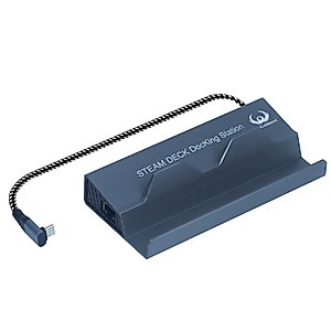 ROG Ally Dock Station 6-in-1 Docking Station for Steam Deck,Steam Deck Dock with HDMI2.0 4K@60Hz,3 USB-A 3.0, Gigabit Ethernet,100W PD Charging, USB C Hub Multiport Adapte