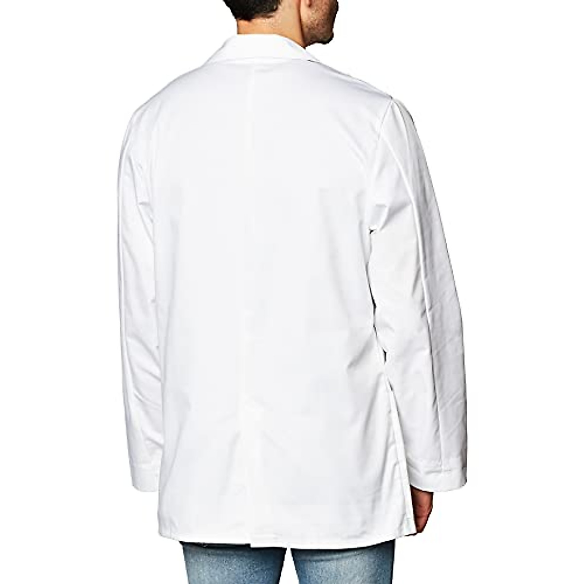 Med-Man Professional Whites with Certainty 31 Inch Consultation Coat, White, Medium