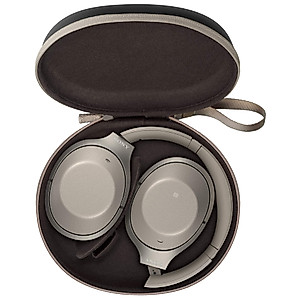 Sony Noise Cancelling Headphones WH1000XM2: Over Ear Wireless Bluetooth Headphones with Microphone - Hi Res Audio and Active Sound Cancellation - Gold (2017 model)