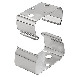 ZZLZX 6PCS Metal 9-Volt Battery Clips Battery Holder Clip AA Double Battery Holder Fixing Clip Instrument Battery Clips