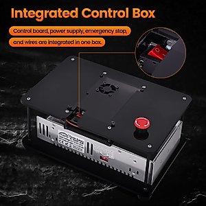 IKLESTAR 500W Spindle CNC Machine for Metal, 3 Axis Desktop CNC Router with Offline Controller, 430 x 390 x 90mm Working Area