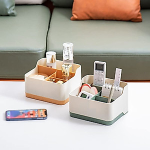 BKDFD Desktop Sundries Organizer Box Home Living Room Remote Control Rack 4-slot Desktop Storage Home Storage Box (Color : E, Size : 1)