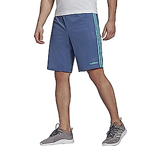 adidas,Mens,Essentials 3-Stripes Tricot Shorts,Crew Blue,XX-Large