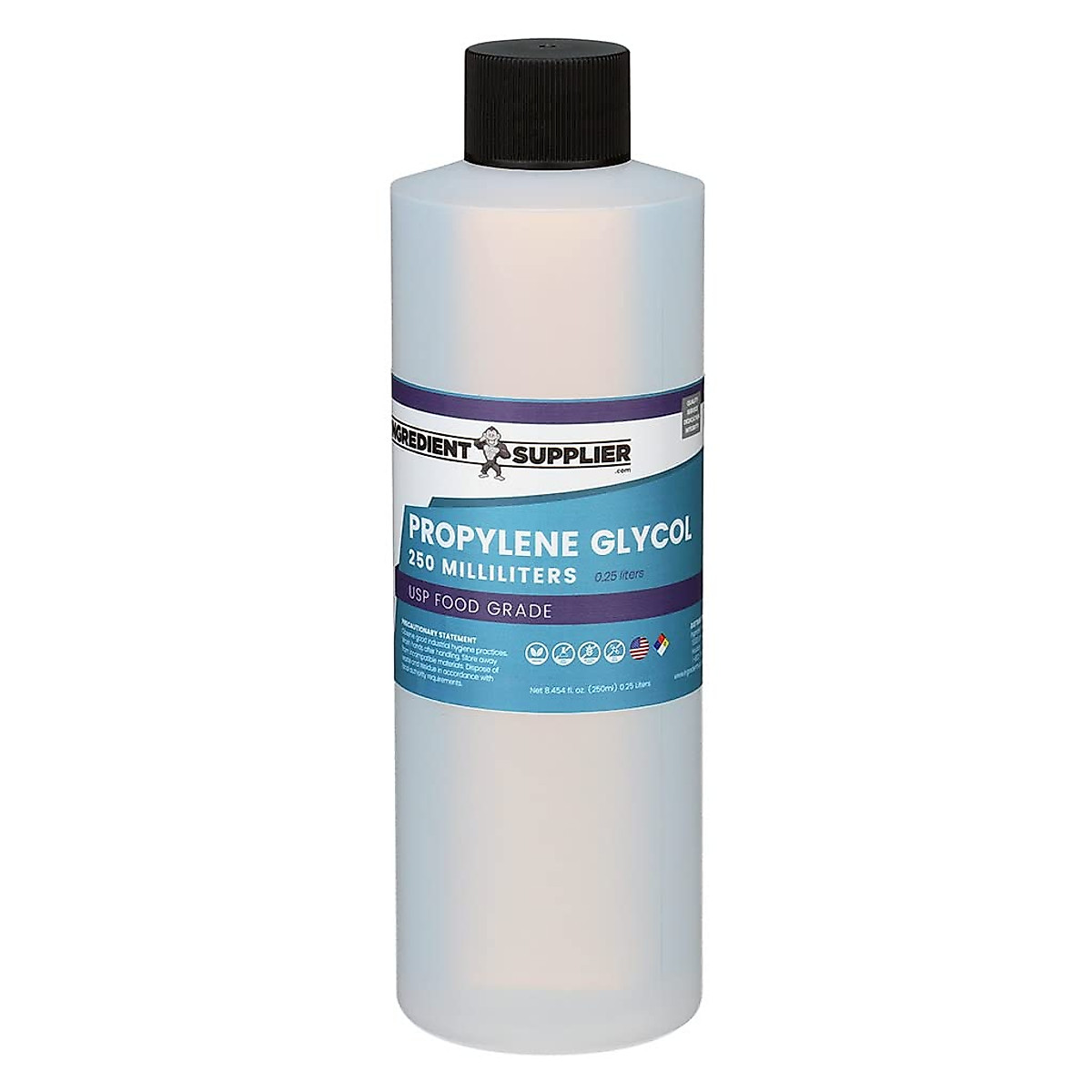 Propylene Glycol - 250mL (8.45 oz.) - USP Food and Pharmaceutical Grade - Highest Purity - Manufactured and Packaged in The USA
