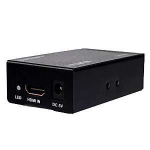 Monoprice HDMI Extender Over Coaxial Cable - Up to 328 Feet (100 Meters) 1080p@60Hz, 6.75Gbps Video Bandwidth, HDCP 1.1, for DVR and DVD Players - Blackbird PRO