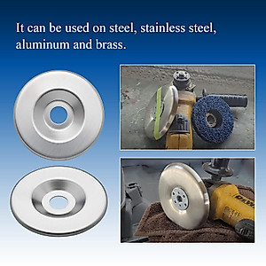 Ctuoptuo Shrinking Disc 4-1/2 Inch Diameter, 0.55 Inch (1.4mm) Thick –Sheet Metal Fabrication Tool, Auto Body Panel Repair, Smoothing, Grinder, Fits 4-1/2 inch Angle Grinder, 5/8" - 11 Spindle Thread