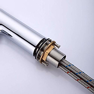 Bathroom Faucet Gold & Chrome | Bathroom Sink, 1 Hole, Single Handle, Noble Faucet La Vie Luxury