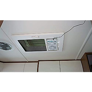 TITAN Silent Roof Fan 12V DC 140mm Double Reversible Roof Window Fan with Wireless Controller for RV Motorhome -TTC-SC21/V3