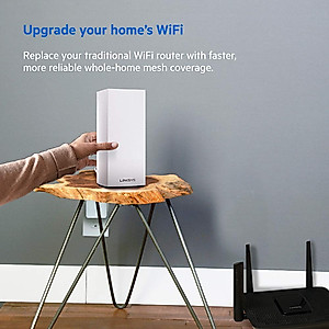 Linksys MX10600 Velop AX Whole Home WiFi 6 System: Wireless Router and Extender, 5.3 Gbps, 6,000 sq ft Range, 100 devices (2-Pack)