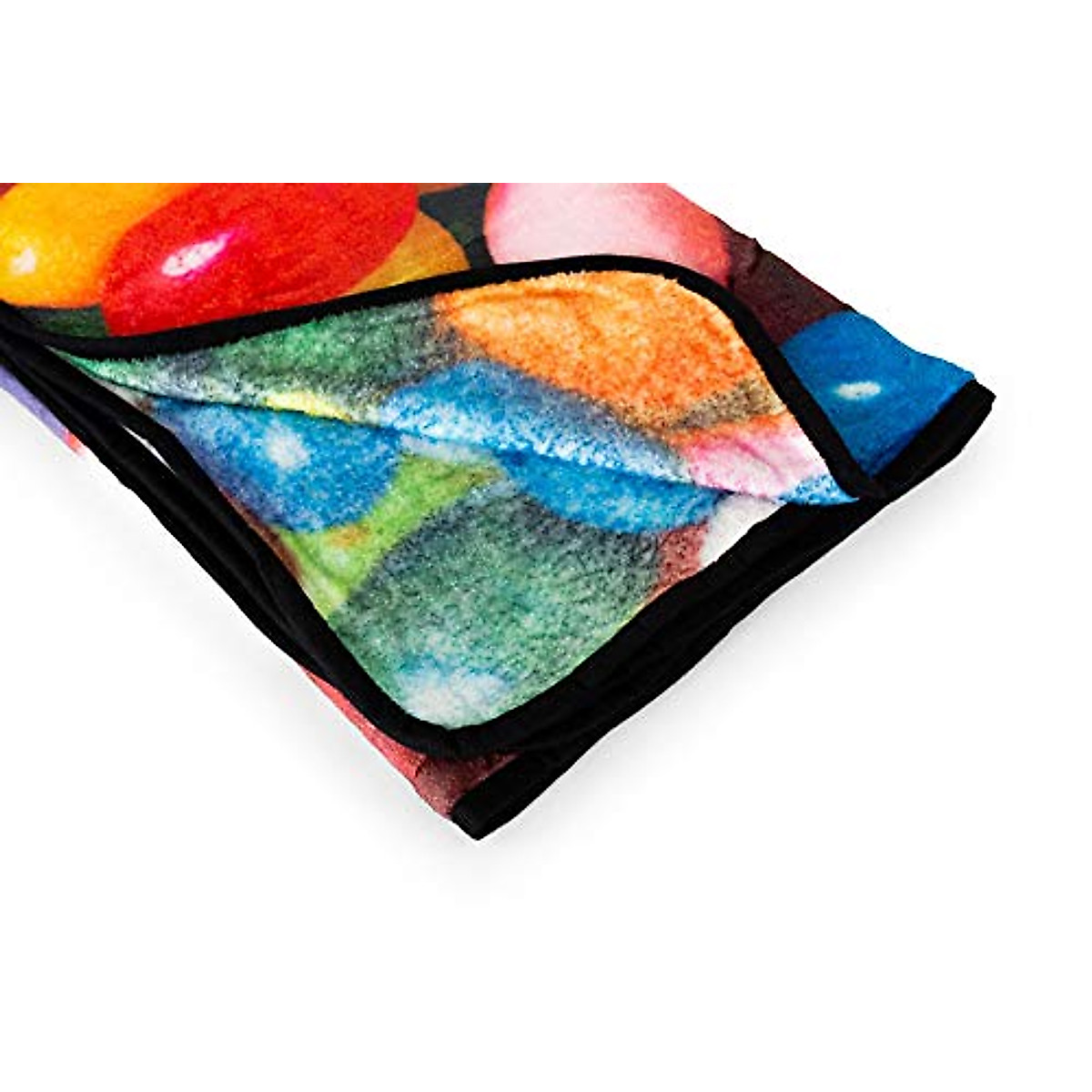Jelly Bean Soft Throw Blanket | 45 x 60 Inch Cozy Lightweight Fleece Blanket